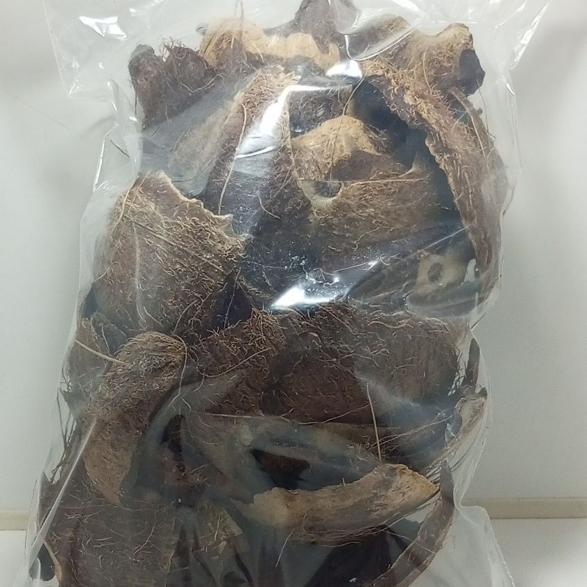 Jual batok kelapa kering cacahan untuk kerajianan dan pembkaran 1kg ...