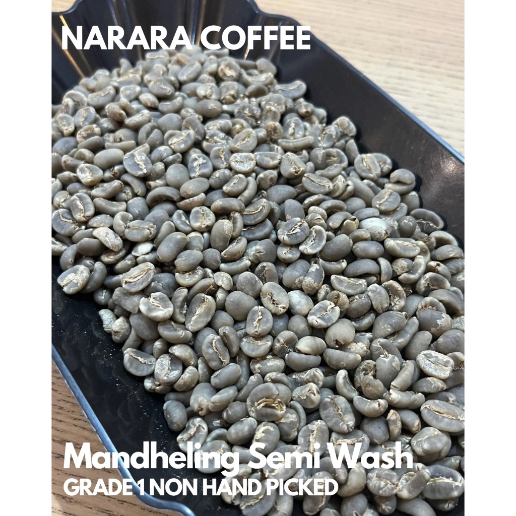 Jual Green Bean 1kg MANDHELING SEMI WASH -Biji Kopi Sumatra Arabica Mandailing Narara Coffee ...