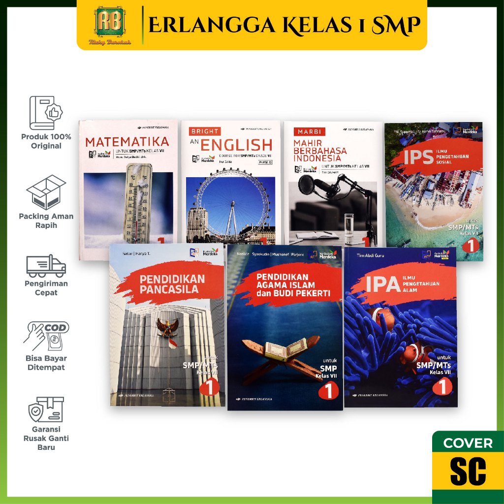 Jual Buku Paket Kurikulum Merdeka SMP Kelas 7 VII Semester 1 Penerbit ...