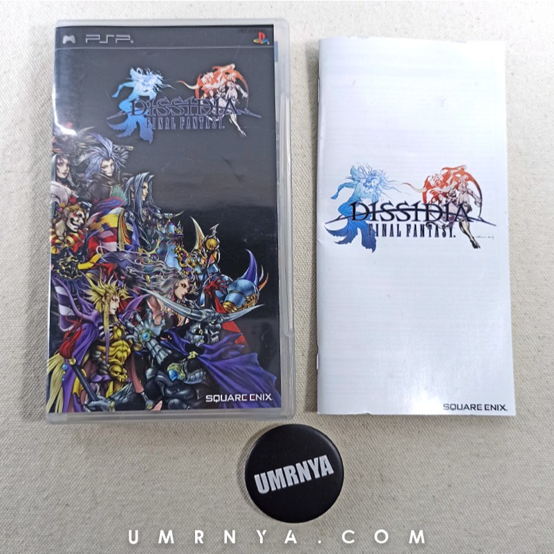 Jual BOX & MANUAL BOOKLET ONLY, Kaset PSP UMD Dissidia Final Fantasy FF ...