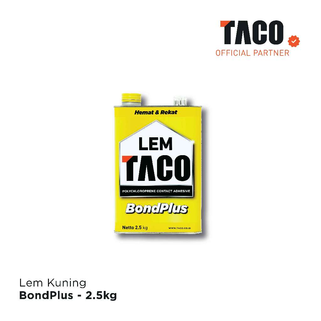 Jual TACO Lem Kuning Bondplus Serbaguna - 2,5 Kg (Galon) - TA-1025-KD ...