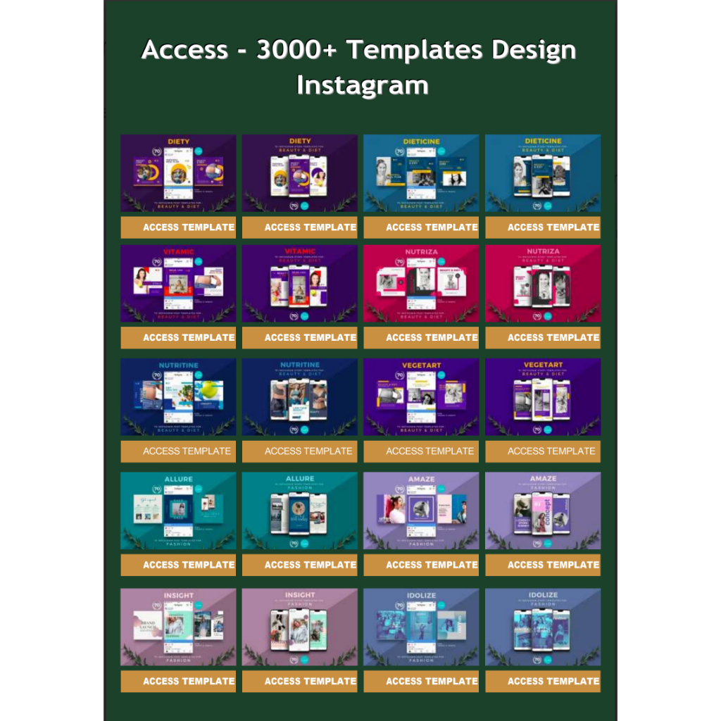 Jual 3000+ Template Promo Kekinian - Desain Editable & Siap Pakai ...