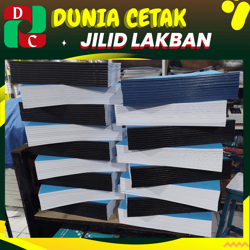 Jual JASA JILID LAKBAN / JASA BINDING LAKBAN A4, F4,A5,B5 | Shopee ...