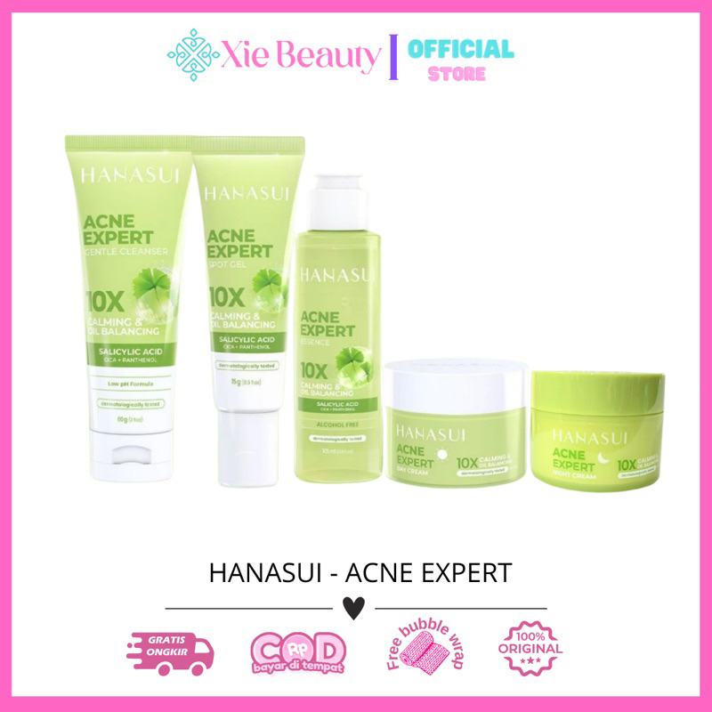 Jual HANASUI ACNE EXPERT | ACNE TREATMENT | PAKET ACNE HANASUI | Shopee ...
