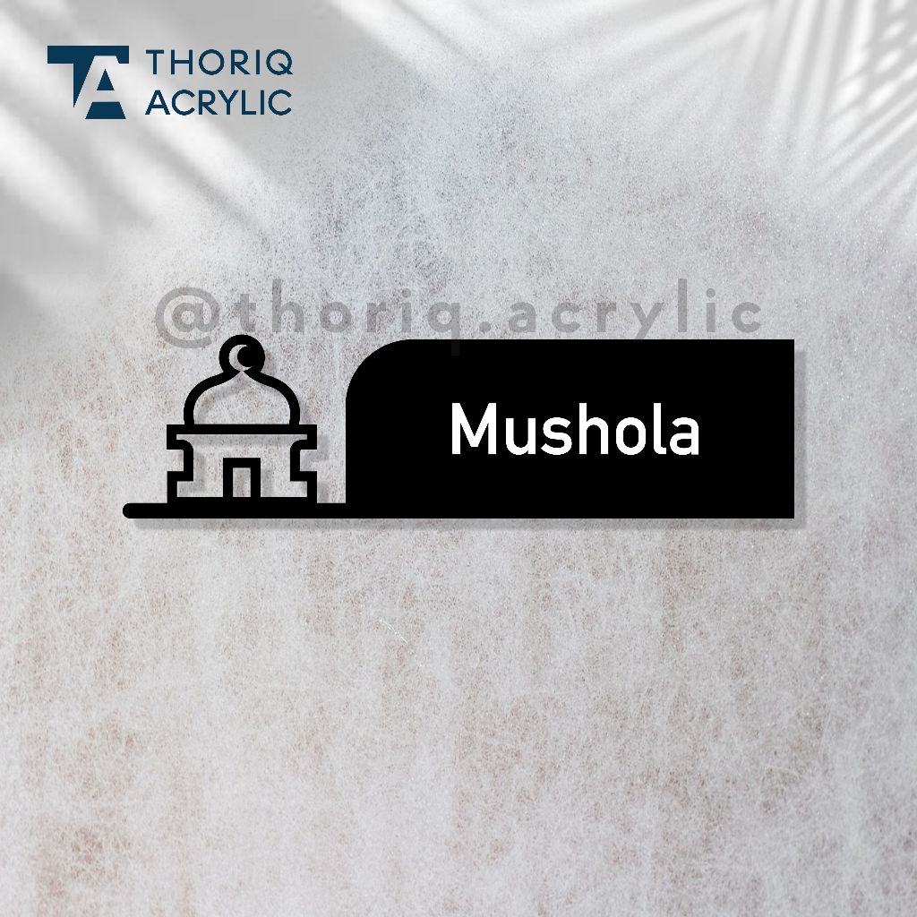 Jual Sign Acrylic Musholla | Akrilik ruang Shalat Mushola | Shopee ...