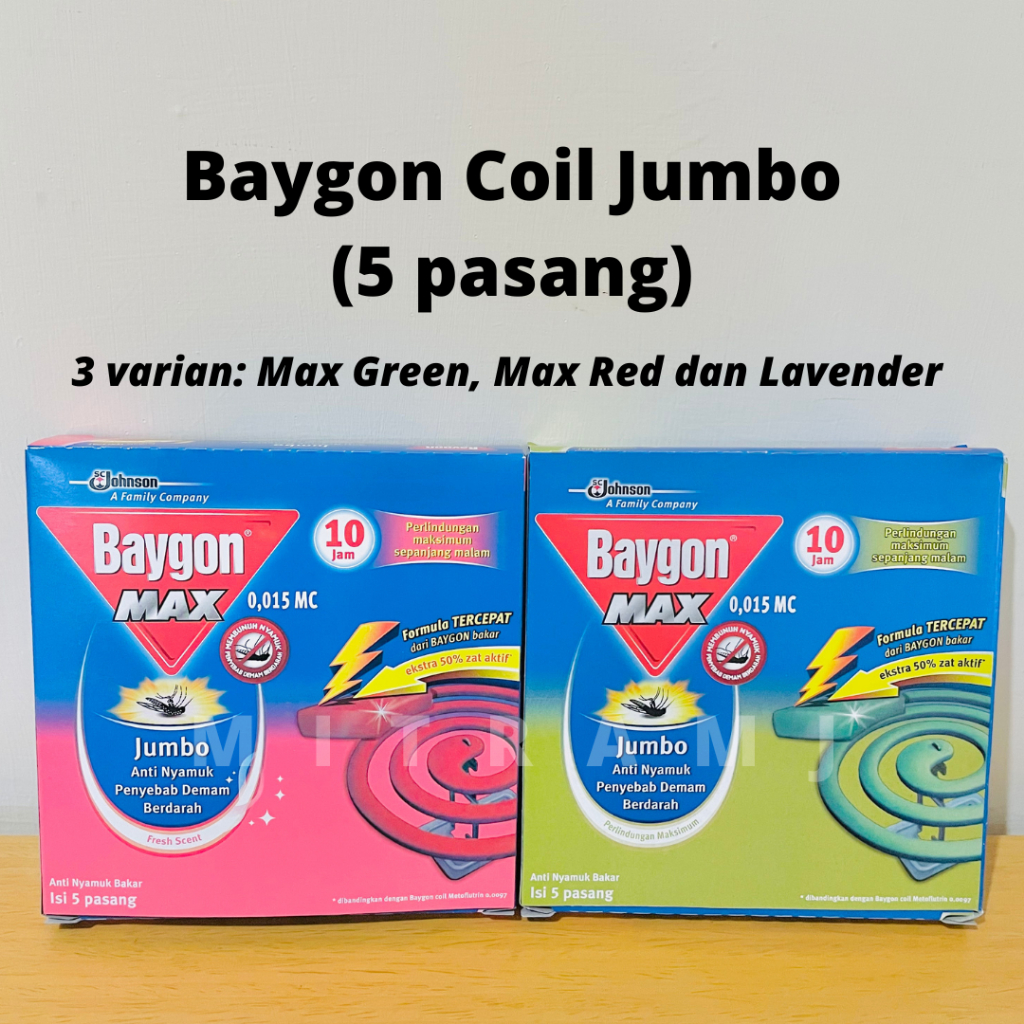 Jual Baygon Coil Jumbo Max (1 PACK = 5 PCS) | Anti Nyamuk | Shopee Indonesia