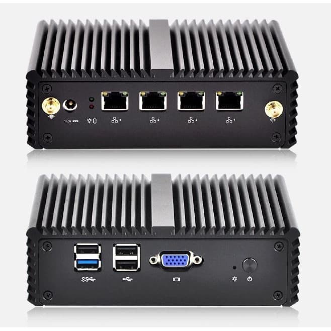Jual PFSENSE Mini PC Firewall Router J1900 - 120GB SSD, 2GB RAM, 4x ...