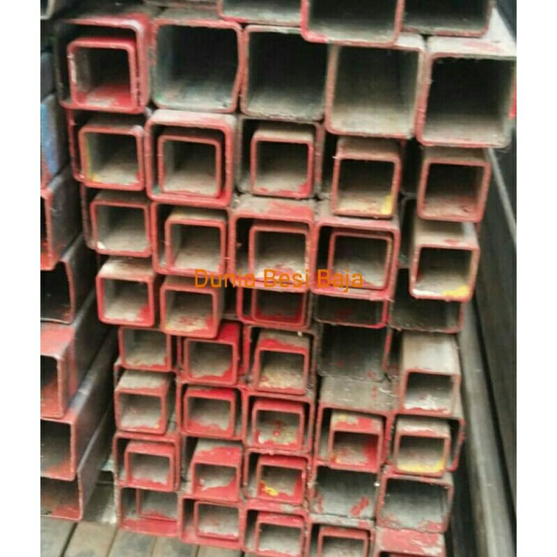 Jual Besi Hollow Hitam 30 x 30 / Besi Hollo Galvanis 3 x 3 | Shopee ...