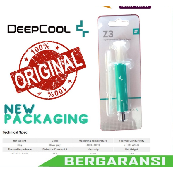 Jual Pasta thermal deepcool Z3 processor thermal paste | Shopee Indonesia