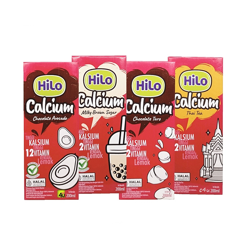 Jual HiLo - Minuman Susu UHT dgn Rasa - 200 ml | Shopee Indonesia