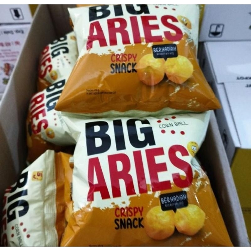 Jual 1 dus ciki big aries berhadiah bila beruntung isi 40 pcs | Shopee ...