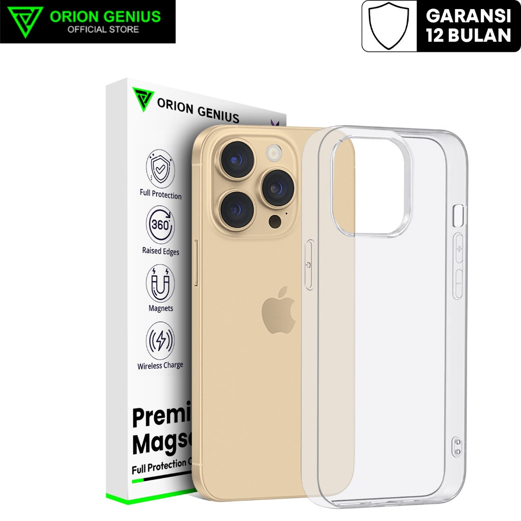 Jual Orion Genius Casing Acrylic Tahan Guncangan for iPhone 15 14 13 12 ...