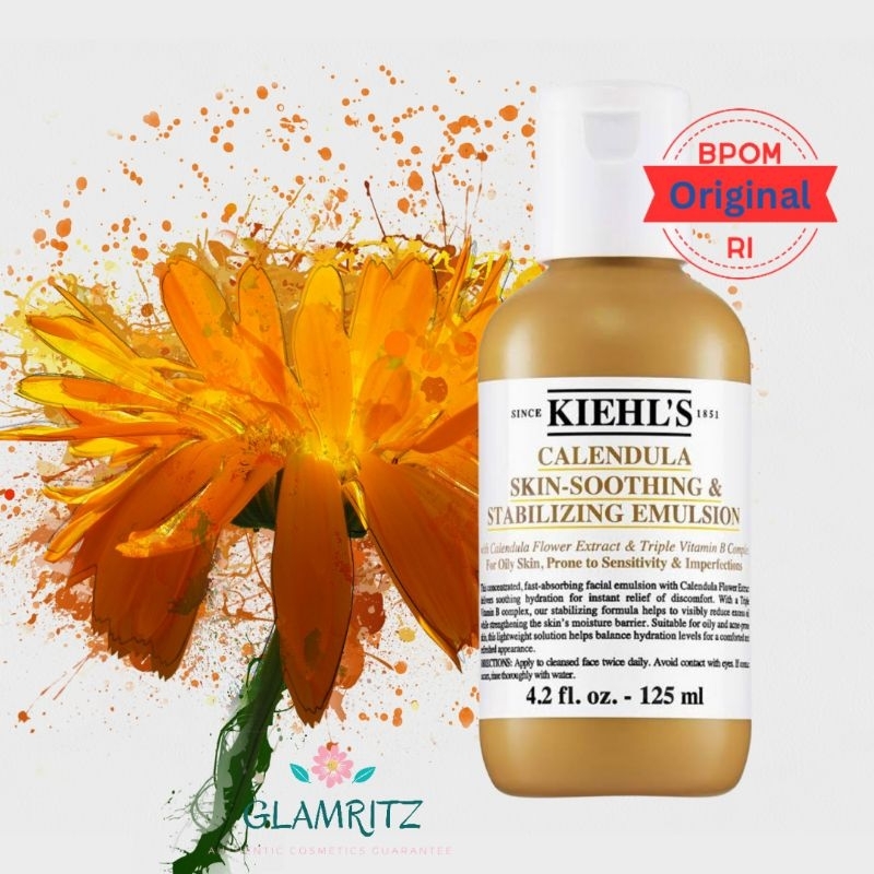 Jual Kiehls calendula skin soothing emulsion 125 ml | Shopee Indonesia