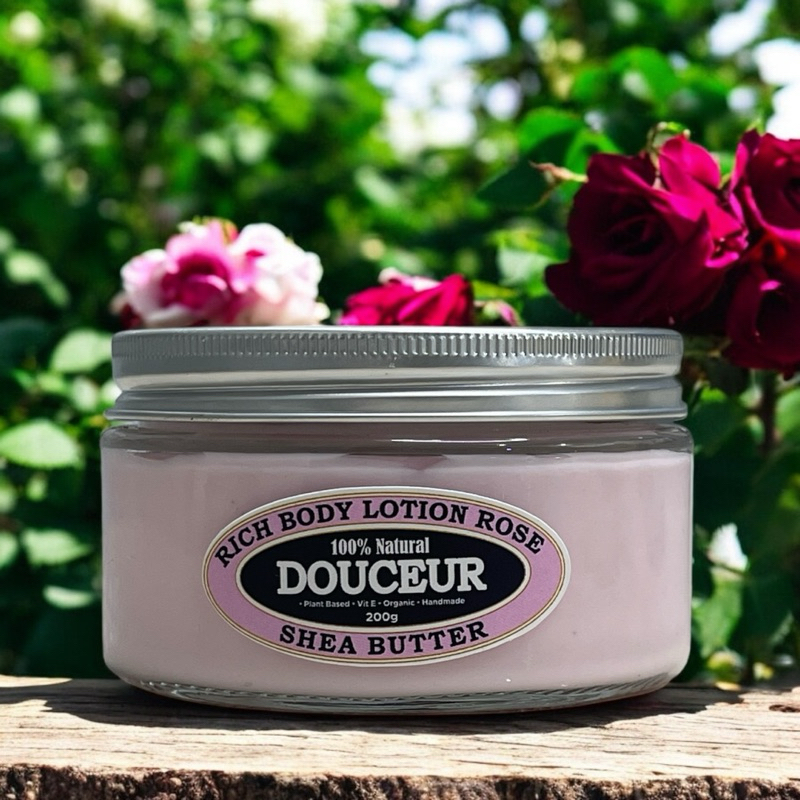 Jual Rich Body Lotion Shea butter Rose | Shopee Indonesia