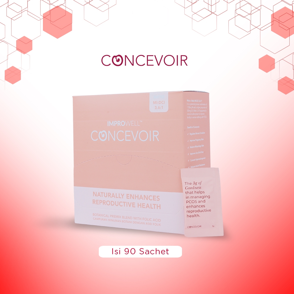 Jual CONCEVOIR | Myo-Inositol & D-Chiro Inositol Supplement Bubuk ...