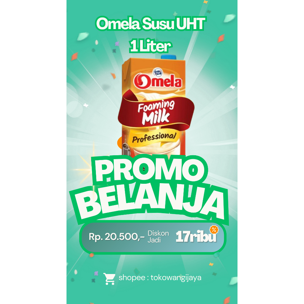 Jual UHT ULTRA MILK / OMELA UHT FULL CREAM 1000 ML | Shopee Indonesia