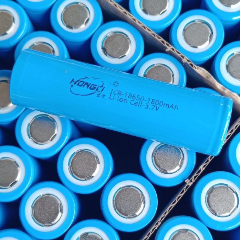 Jual BATTERY 18650 LI-ION 3,7V HONGLI ORIGINAL 1200maH 1800maH REAL ...