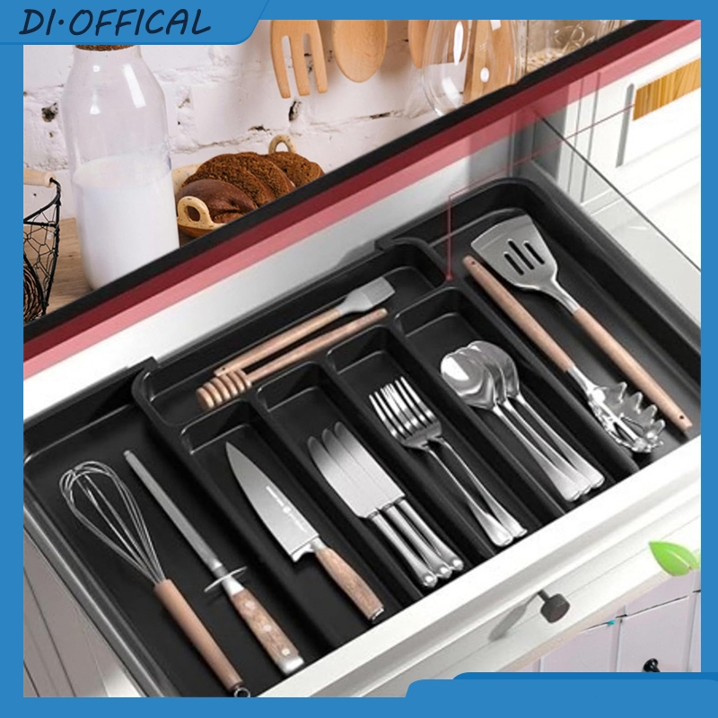Jual Expandable Cutlery Tray /Box Rak Serbaguna /Laci Penyimpanan Alat ...