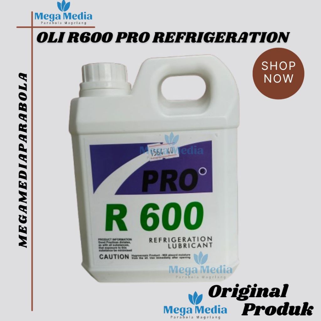 Jual OLI KOMPRESOR OIL PRO R600 DERIGEN 1LITER KOMPRESSOR AC 1 LITTER ...