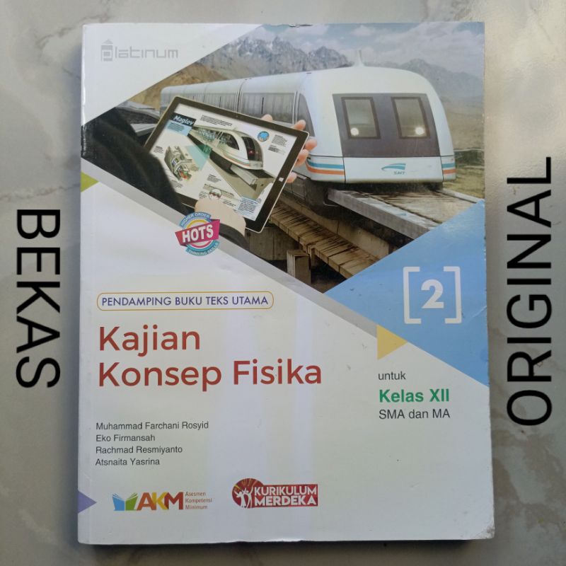 Jual Buku Kajian Konsep IPA Fisika 2 Kelas 12 XII 3 III SMA MA Penerbit Platinum Tiga Serangkai ...