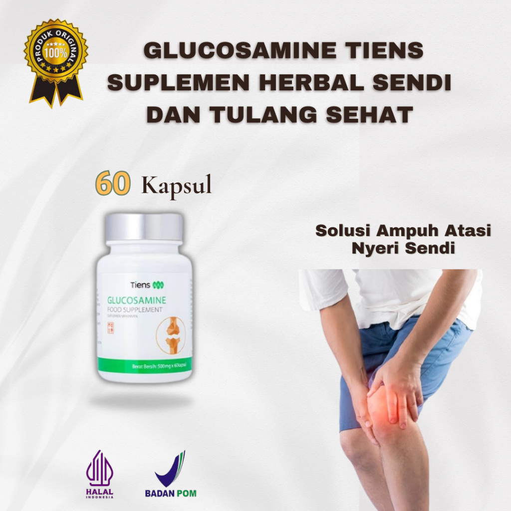 Jual Suplemen Glucosamine Tiens Suplemen Herbal untuk Sendi dan Tulang ...