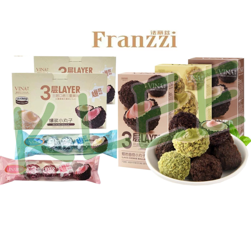 Jual Franzzi Wafer Salut Bulat Isi Kirim Rasa Matcha Stroberi Yogurt ...