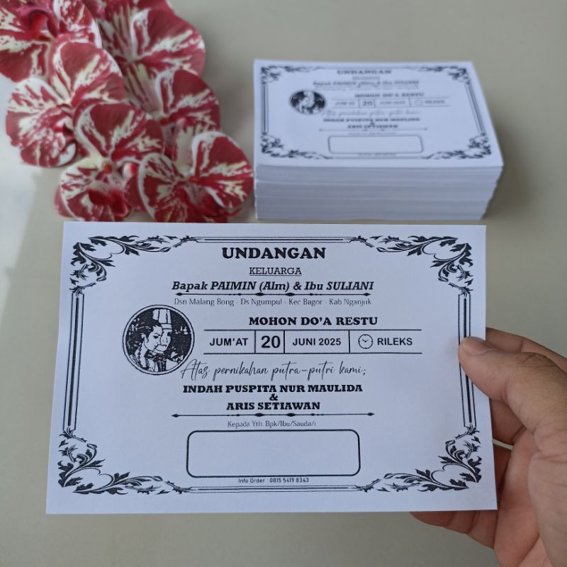 Jual Undangan Kotak Nasi || Undangan Punjungan | Shopee Indonesia