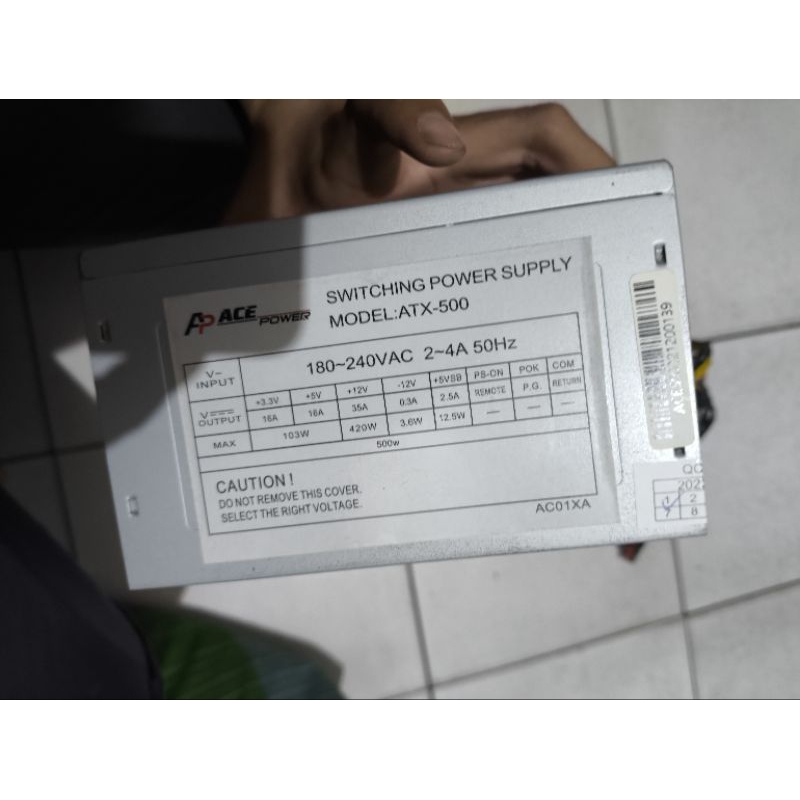 Jual PSU APACE (Bawaan Casing Merek APACE) 500 Watt | Shopee Indonesia