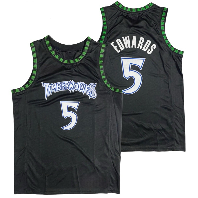 Jual BORDIR IMPORT JERSEY BAJU BASKET MINNESOTA TIMBERWOLVES WOLVES #5 ...