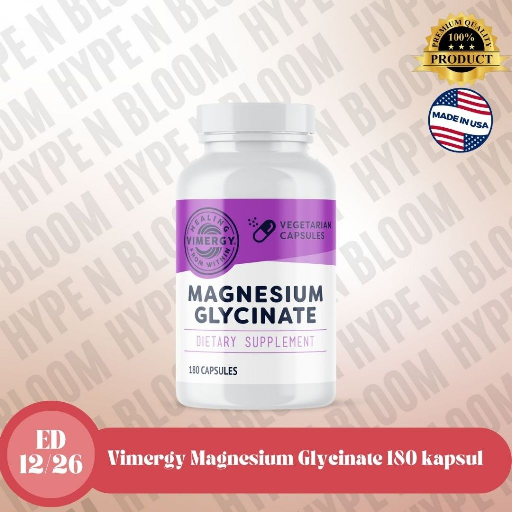 Jual Vimergy Magnesium Glycinate heart health blood pressure stress ...