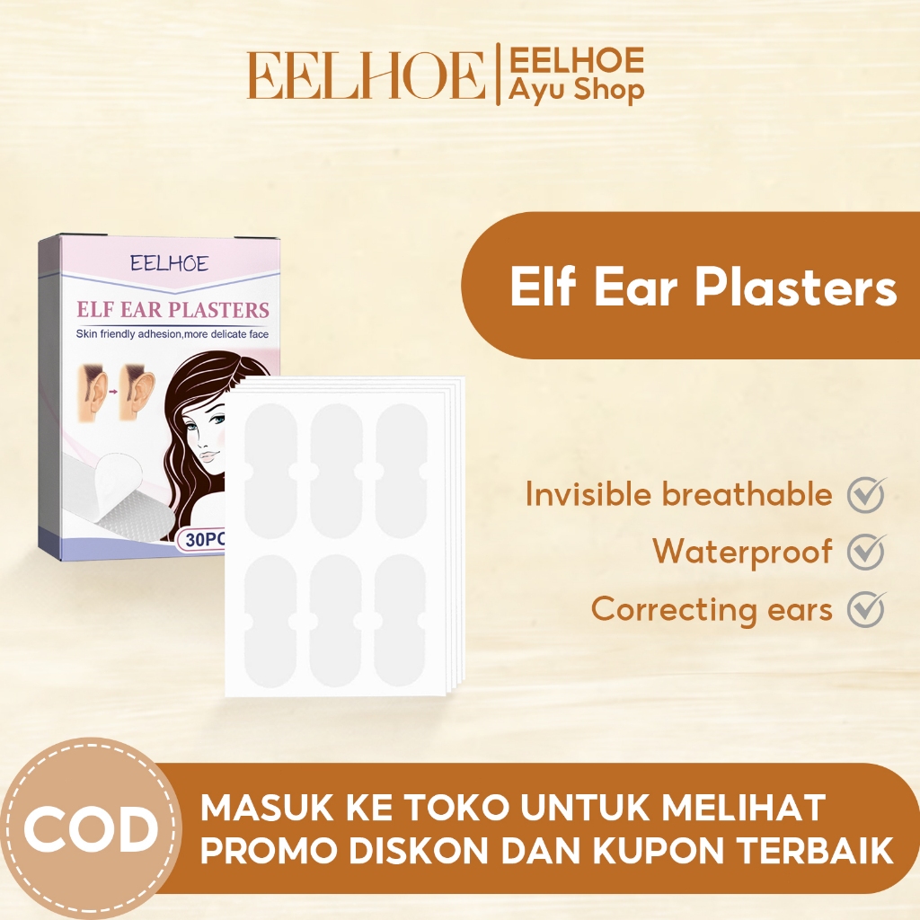 Jual Eelhoe Elf Ear Stickers V-Face Maker Near Vertical Correction ...