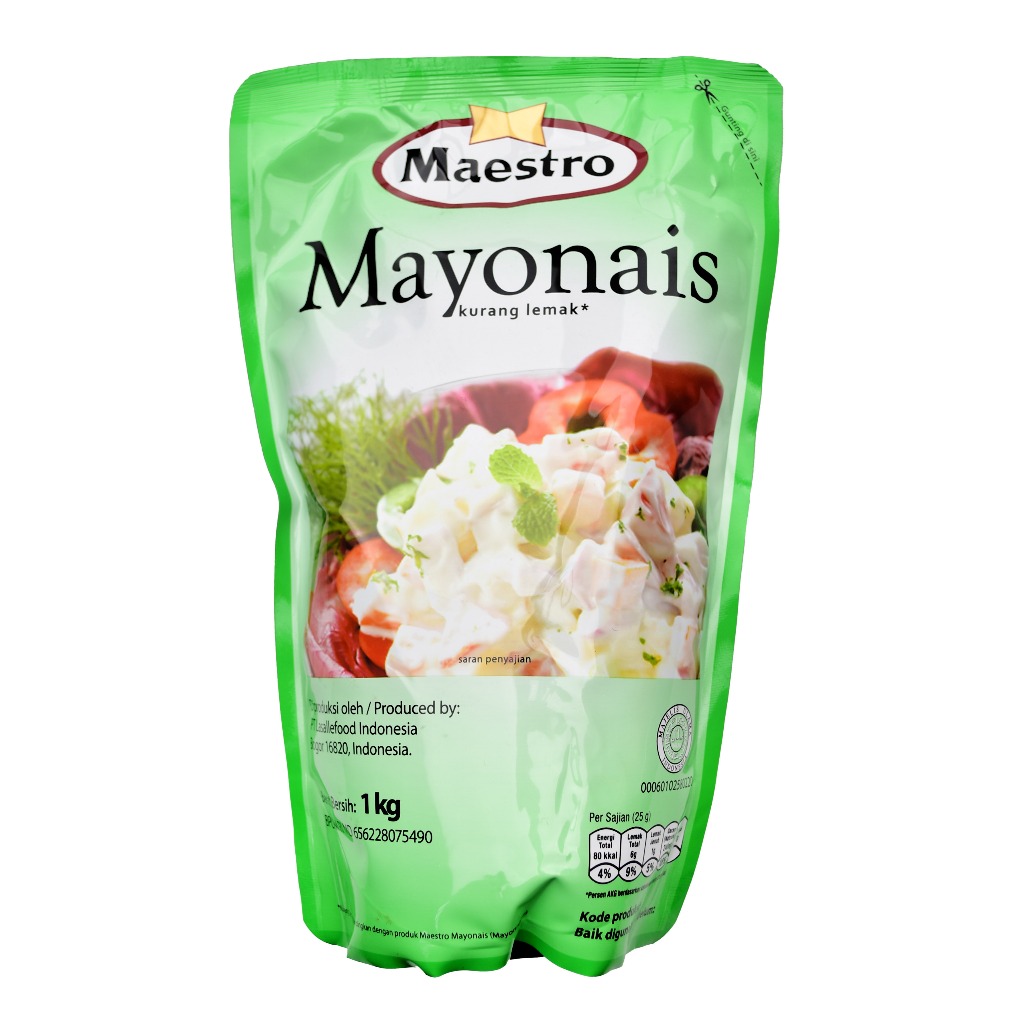 Jual MAESTRO MAYONES 1 KG MAYONNAISE | Shopee Indonesia