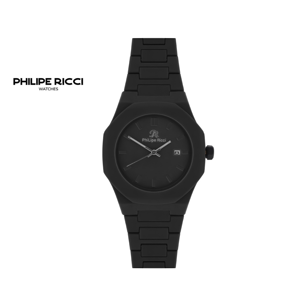 Jual PhiLipe Ricci Jam Tangan Pria Analog Hitam Keren 100% Original ...