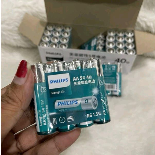 Jual ORI !! EXP BARU - PHILIPS LongLife+ PRIMA METAL Batu Batt AA BESAR ...