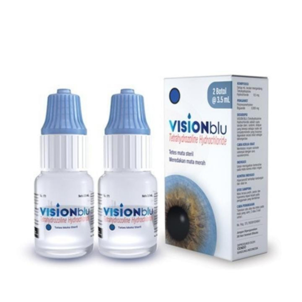 Jual VISIONblu Tetes Mata Steril Isi 2 Botol x 3.5 Ml | Shopee Indonesia
