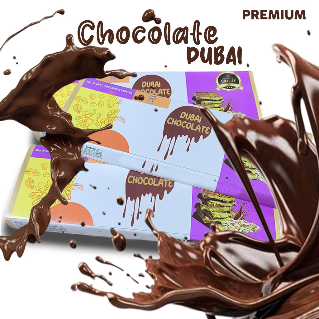 Jual Coklat Dubai Premium With Kunafa Asli And Pistachio | Shopee Indonesia