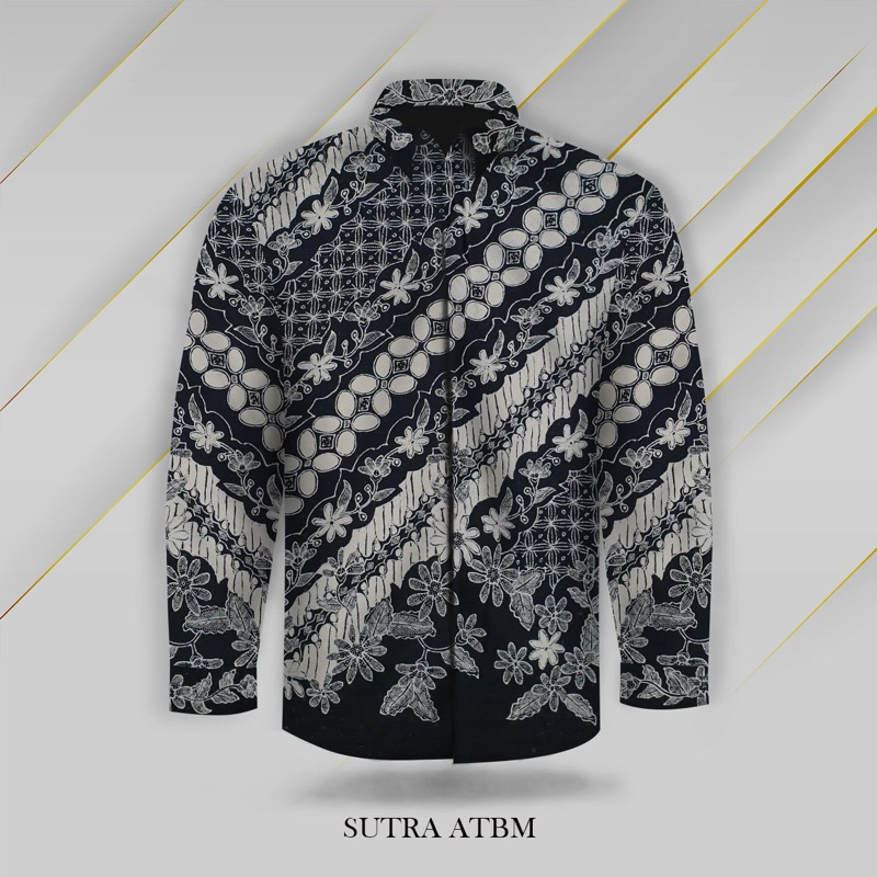Jual BATIK TULIS SUTERA ATBMKEMEJA BATIK SUTRA ATBM/ KAIN BATIK TULIS ...