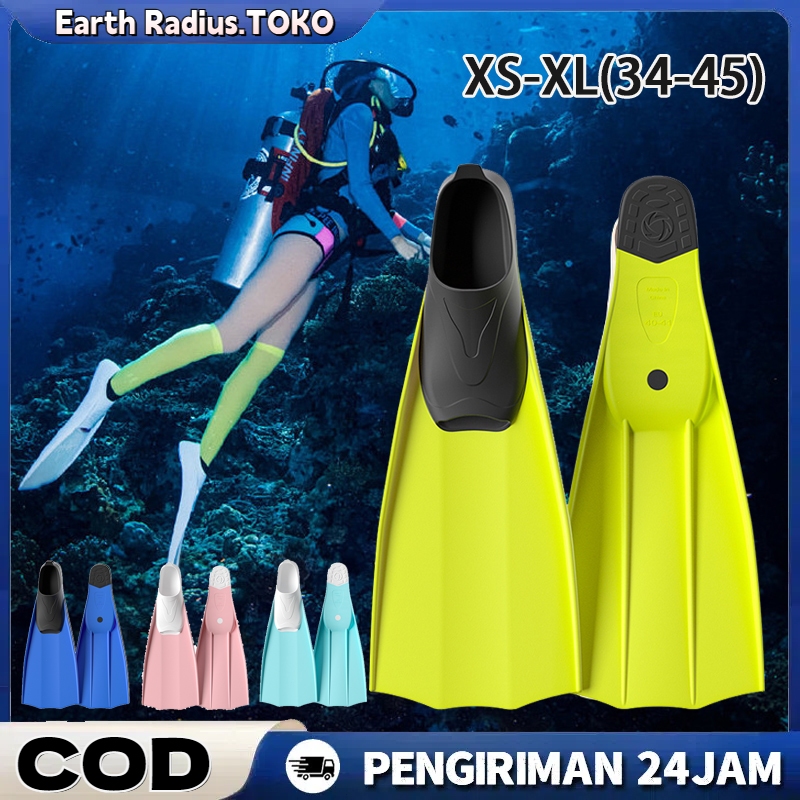 Jual Sepatu Kaki Katak Fin Renang Selam Diving Snorkeling Spearfishing Thermo Rubber XS-XL Baru ...