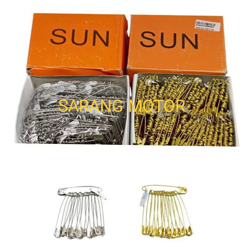 Jual 1 Box isi 15 lusin Peniti Sun Jumbo Stainless Steel | Shopee Indonesia