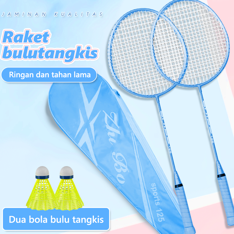 Jual Raket Bulu Tangkis Isi 2 Pcs Raket Badminton Original Raket ...