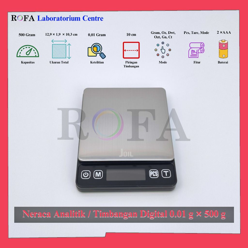 Jual Neraca Analitik / Timbangan Digital / Timbangan Laboratorium 0.01 ...