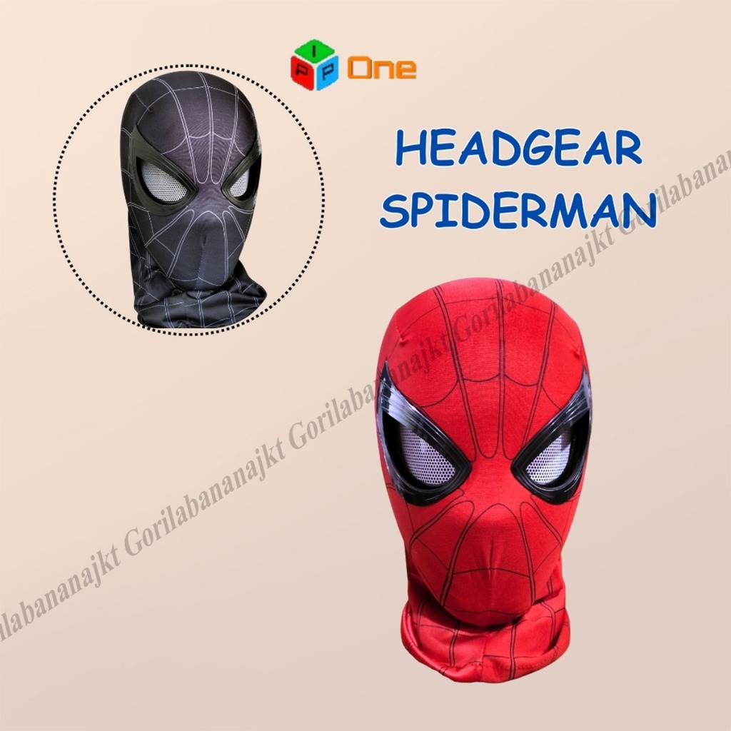 Jual Topeng mask headgear spiderman superhero marvel cosplay mata ...