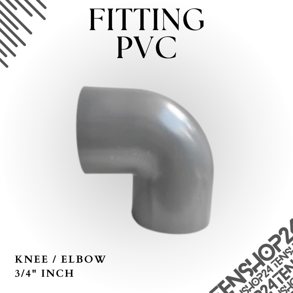 Jual KNEE 3/4" inch TRILLIUN - ELBOW Keni Bengkok Sambungan Paralon Pipa Pvc | Shopee Indonesia