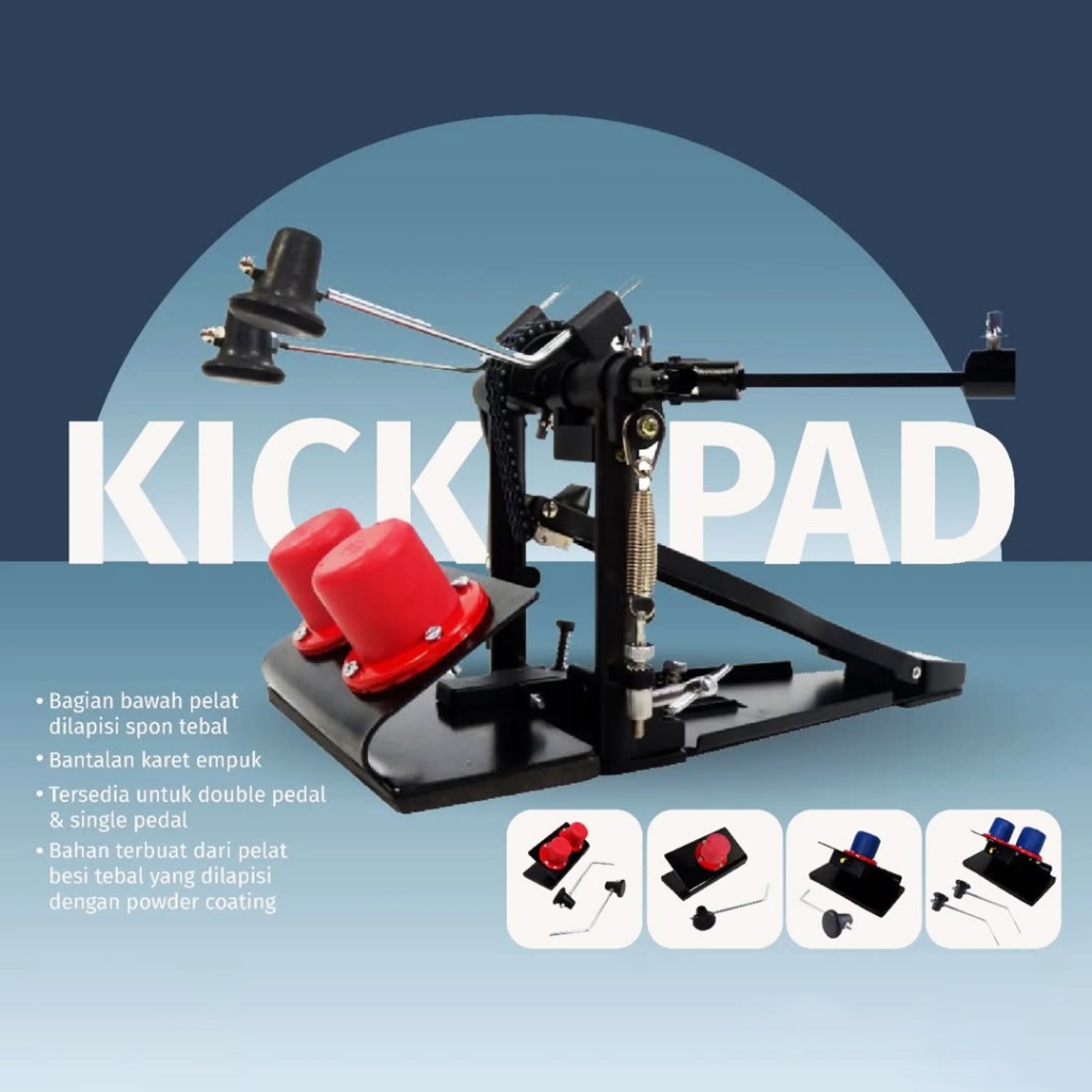 Jual Kick Pad Drum Single Double Pedal Elektrik With Special Beater KPD ...