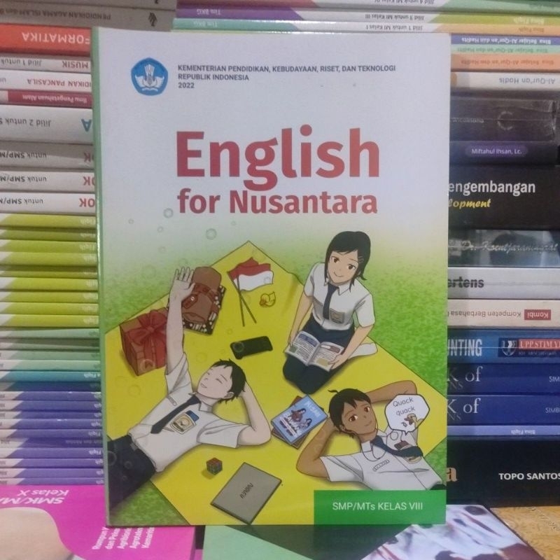 Jual Buku Bahasa Inggris ENGLISH for NUSANTARA untuk SMP/MTs Kelas VIII/8 Kurikulum Merdeka ...