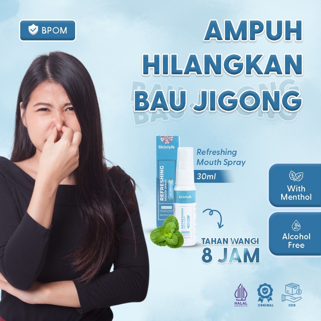 Jual Skinlyfe - Mouth Spray Penghilang Bau Mulut Penyegar Nafas Pemutih ...