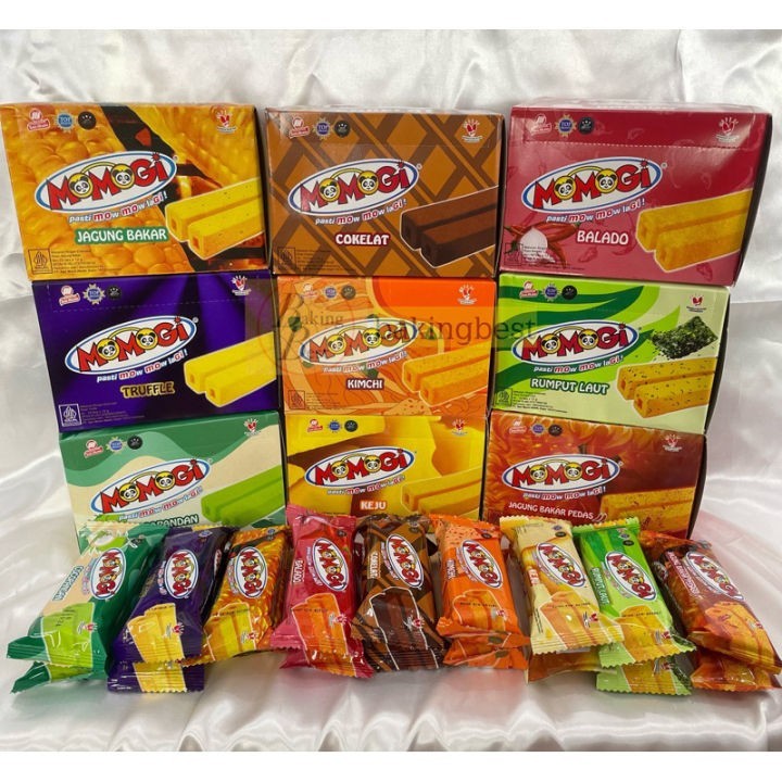 Jual MOMOGI BERBAGAI RASA 1 BOX ISI 20 / 10 | Shopee Indonesia