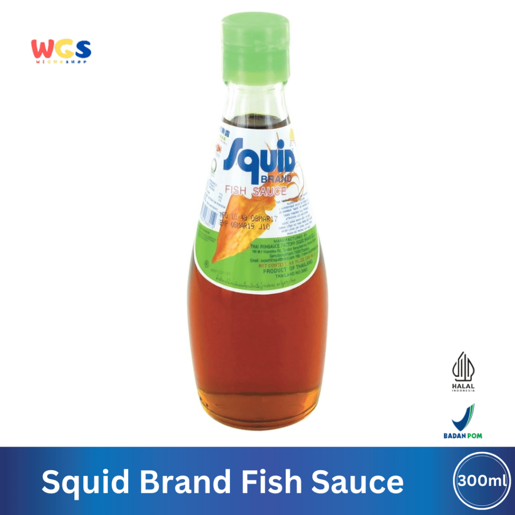 Jual Squid Brand Fish Sauce 300ml – Saus Ikan Thailand Serbaguna untuk ...