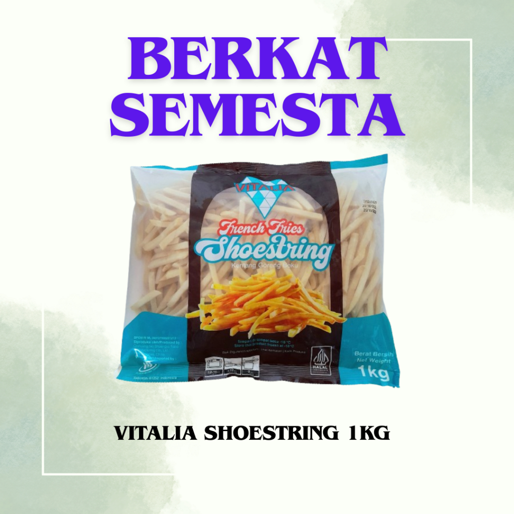 Jual KENTANG SHOESTRING 1KG VITALIA | Shopee Indonesia