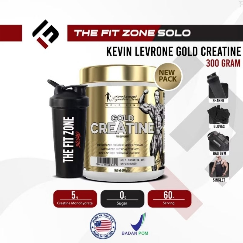 Jual Kevin Levrone Gold Creatine 300 Gram | Shopee Indonesia